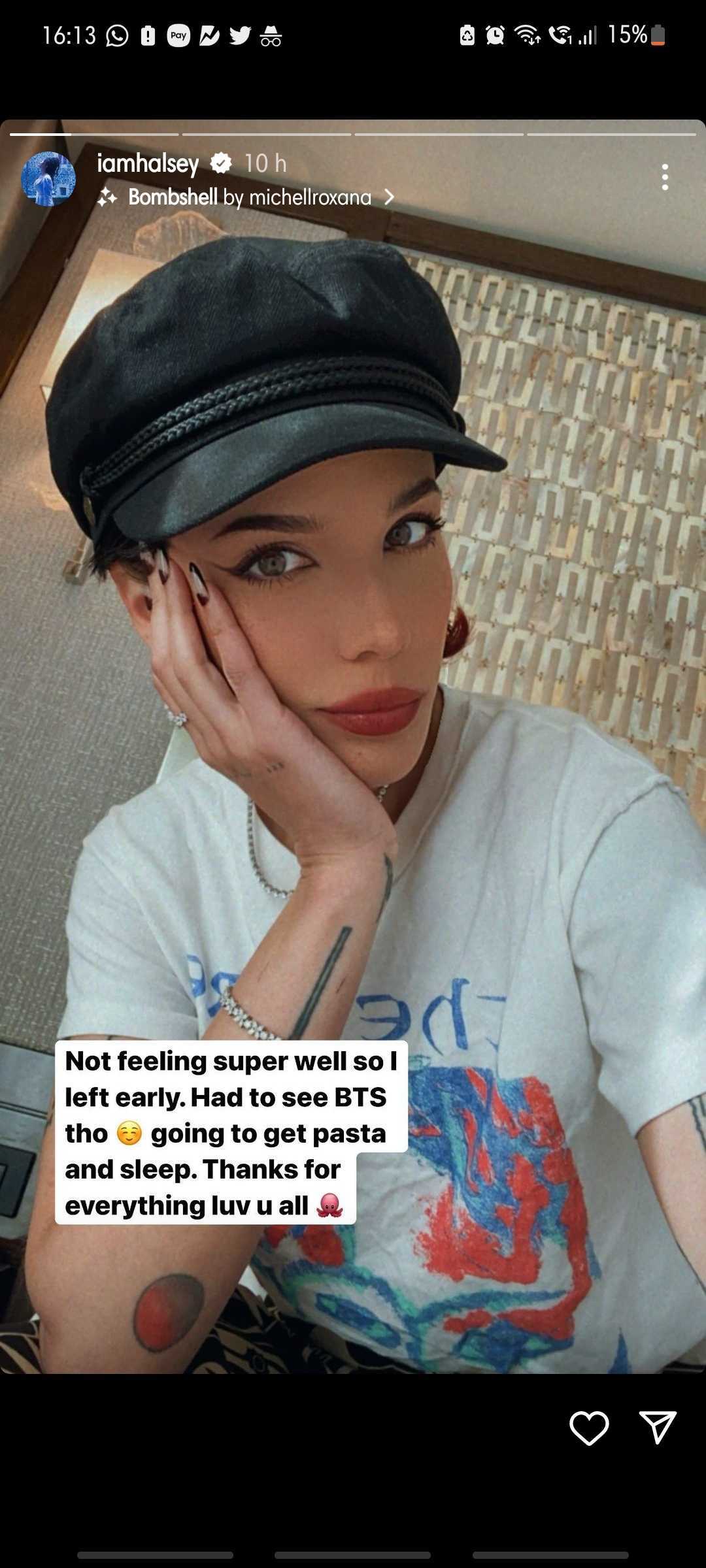 Halsey Walks The 2022 Grammys Red Carpet Three Days After A Surgery