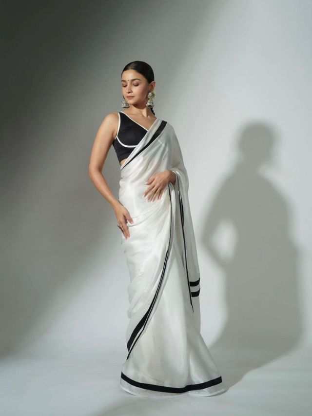 From Alia Bhatt To Mouni Roy, Your Navratri Day 1 White Outfit ...