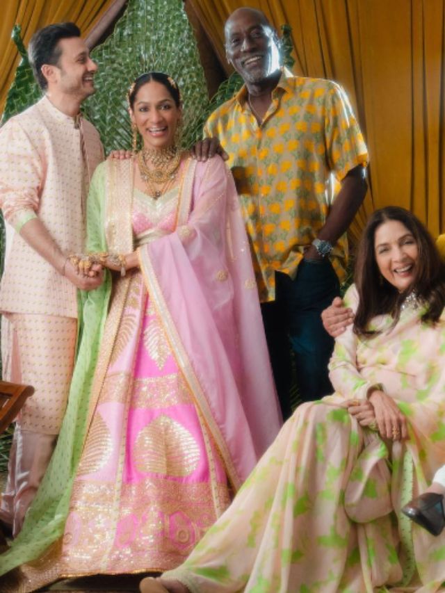 FamJam At Masaba Gupta’s Wedding Ft. Dad Viv Richards Made For Adorable ...