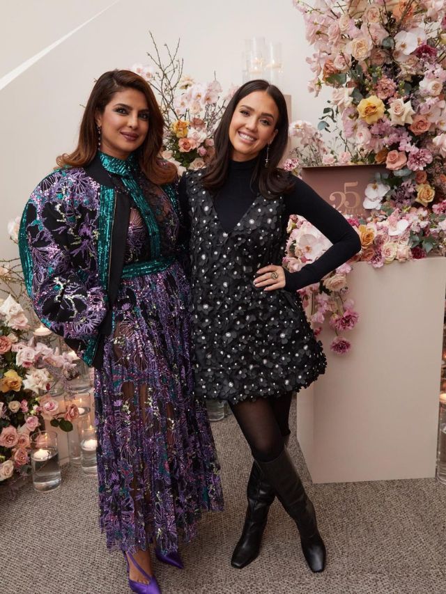 Priyanka Chopra's Purple Bling Look For Anastasia Beverly Hills Bash Has Our Attention!