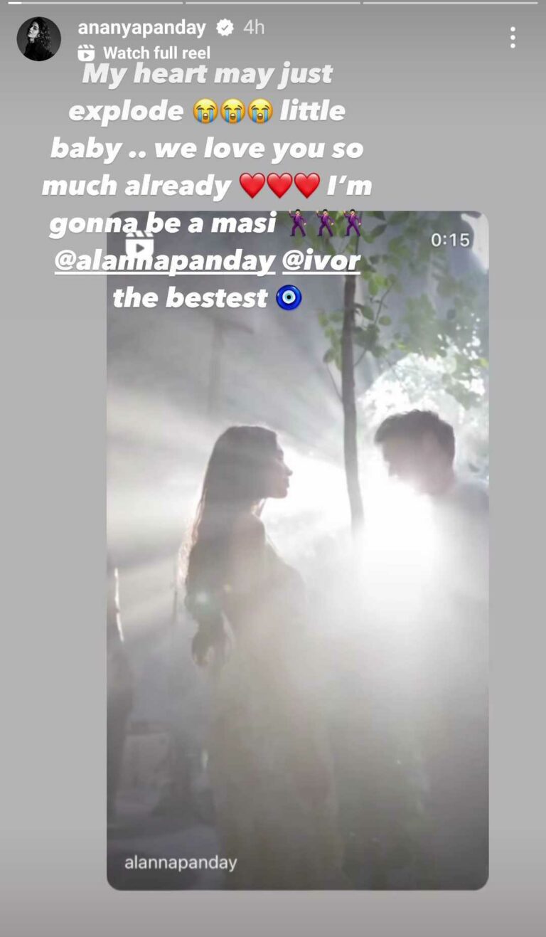 Ananya Panday Is Excited To Be 'Masi' As Alanna Panday And Ivor McCray ...