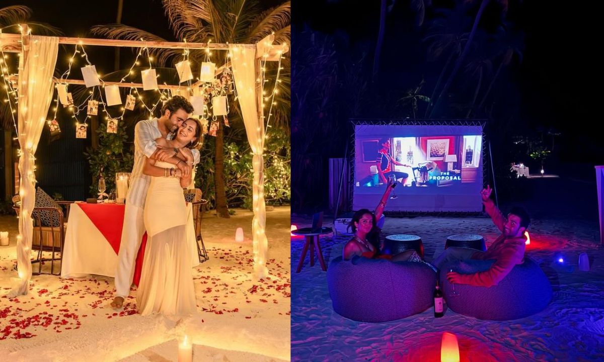 Aadar Jain Shares New Photos With Fiance Alekha Advani From Their Beach ...