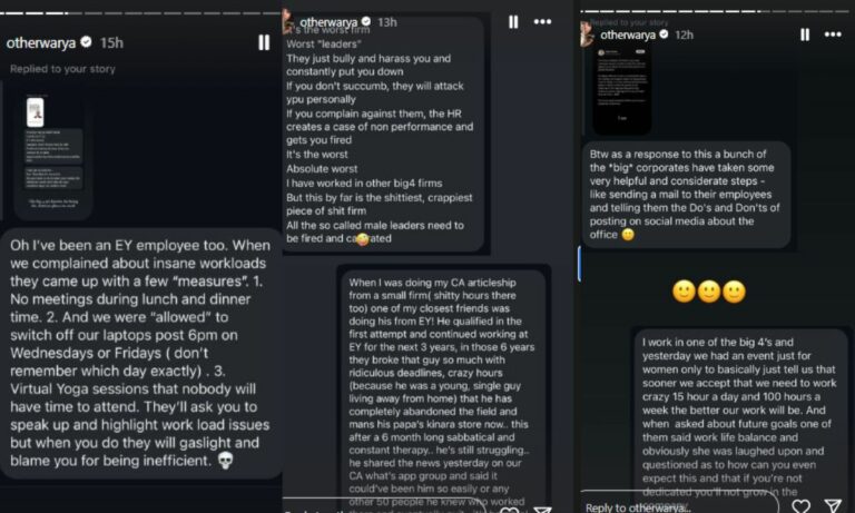 Internet Users Share Horrific Details Of Toxic Work Culture At EY After ...