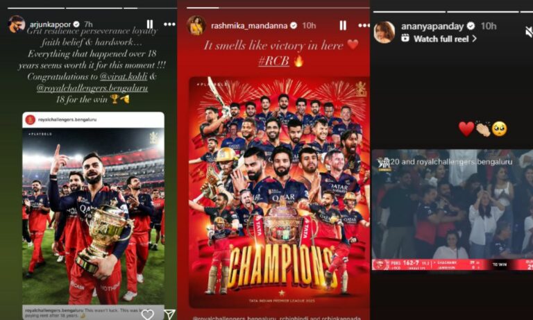 IPL 2025: From Ananya Panday To Vicky Kaushal, Actors Celebrate RCB's ...