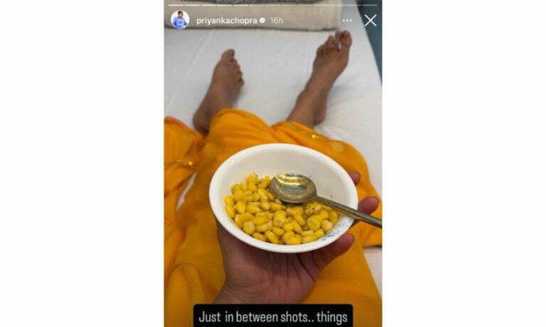 Priyanka Chopra Munches On Corn In Between Shots. Kaafi Healthy ...